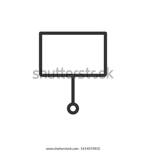 Presentation Board Icon Economic Analysis Logo Stock Vector Royalty