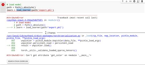 Error With Loadlearner Part 1 2020 Fastai Course Forums
