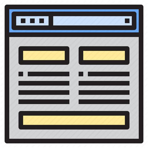 browser design display programming screen social website icon