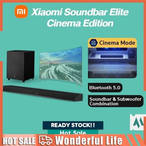 Xiaomi TV SoundBar Cinema Edition Bluetooth 5.0 Elite Speaker 100w ...