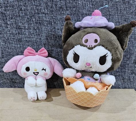 My Melody Kuromi Plush From Rm20 Hobbies And Toys Toys And Games On Carousell