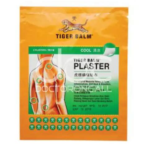 Find Tiger Balm Medicated Plaster Cool Buy Supplements Online
