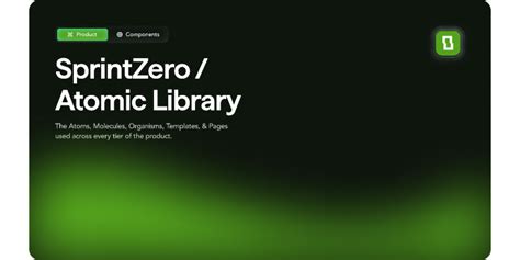Sprintzero Atomic Library Figma