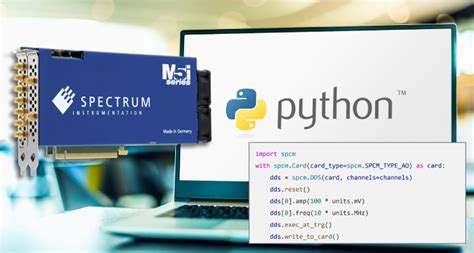 Spectrum Instrumentation Presents New Open Source Python Package For Digitizers And Generators