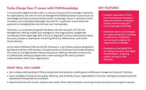 Ultimate Itil® 4 Foundation Certification Guide Master The Best Practices For It Service
