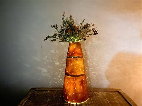 Diy Light Up Tree Using Lamp Shades The Shabby Tree