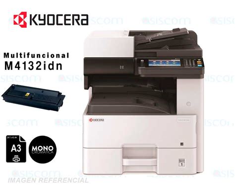 Impresora A3 Kyocera M4132idn Multifuncional Laser 32ppm Usbwifi