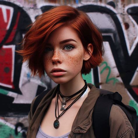 Freckled Redhead Beauty 06 By Dumpsterfireraccoon On Deviantart