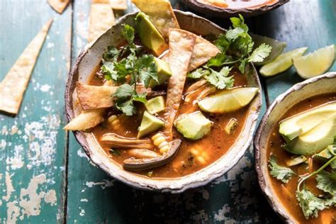 Poblano Corn Chicken Tortilla Soup Half Baked Harvest