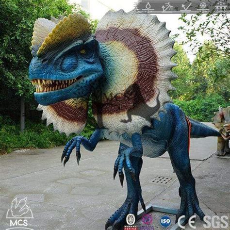 Animatronic Spew Out The Venom Dilophosaurus Model Mcsd004a