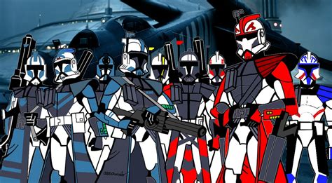 Canon Arc Troopers In 2003 Clone Wars Style Featuring Fordo Rclonewars