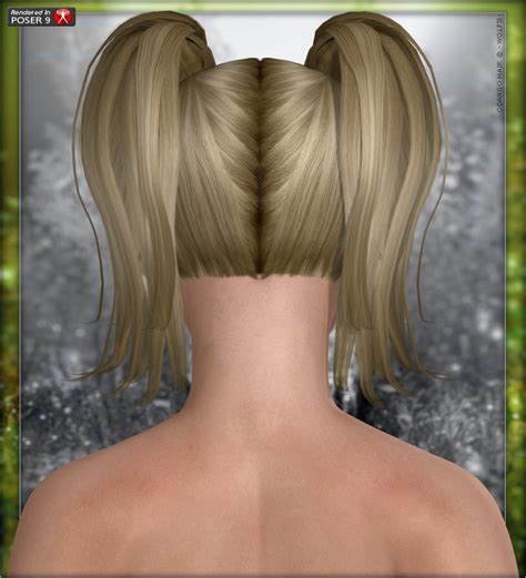 Odango Hair Daz 3d