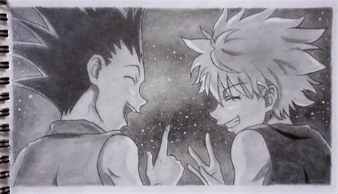Gon And Killua Artwork By Me Rhunterxhunter