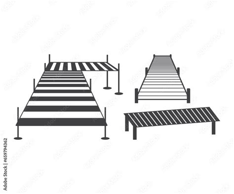 Dock Bundle Boat Dock Svg Dock Clipart Wooden Quay Svg Dock Cut