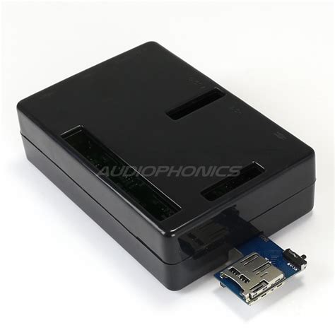 Raspberry Pi 3 Pi 2 And Odroid C2 Plastic Chassis Case Box Black Audiophonics