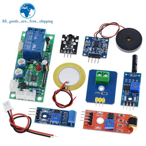 highly sensitive ceramic piezo vibration sensor module analog