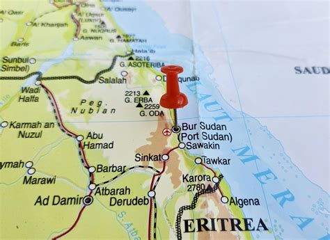 Kediri Indonesia 2025 View Of Port Sudan Is A Port City On The Red