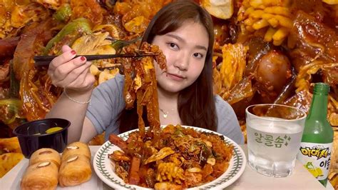 🥵뉴진면 마라샹궈에 연유꽃빵 혼술 먹방🔥 아이셔에 이슬ㄲㅏㅈㅣ🍋 Youtube