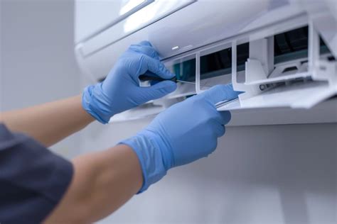 Download Ai Generted Repair Air Conditioner Royalty Free Stock