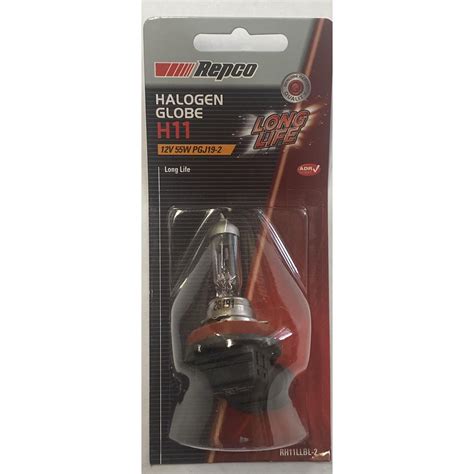 Repco H11 Headlight Bulb Long Life 12v 55w Pgj192 Rh11llbl 2 Repco Repco Australia