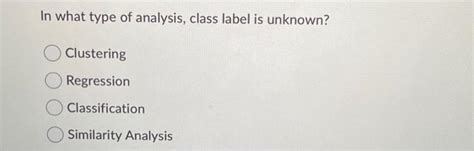 Solved Out Of The Following Equations Which One Is Used To