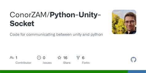 Github Conorzampython Unity Socket Code For Communicating Between Unity And Python