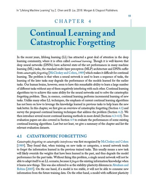 Continual Learning And Catastrophic Forgetting Pdf Artificial