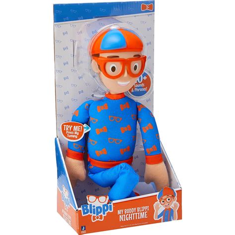 Blipi Feature Plush Nighttime Blippi With Sounds — Cookie Jar