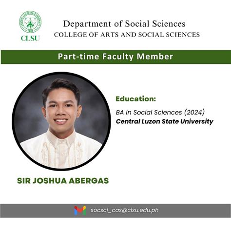 Clsu Department Of Clsu Department Of Social Sciences