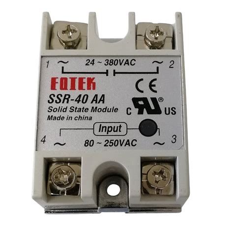 Solid State Relay Ssr 40aa 40a Ac To Ac Grelly Usa