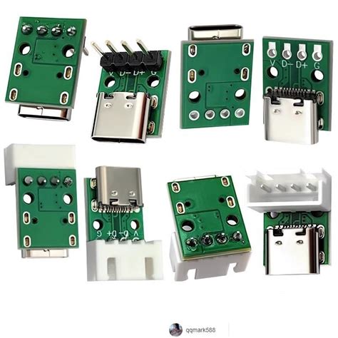 【琪琪優選】type C母座測試板雙面正反插usb3 1 16p轉2 54 大電流電源轉接板 Qqmark588 蝦皮購物