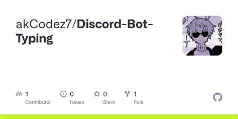 Github Akcodez7discord Bot Typing