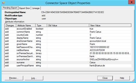 ADSync User Matching