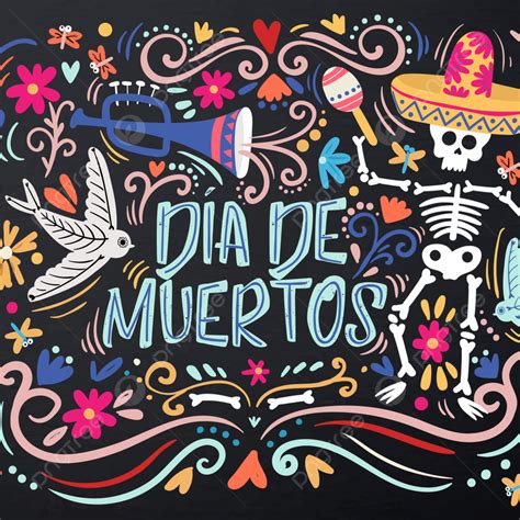 디아 드 무에르토스 죽은 자의 날 축하 템플릿 Psd 다운로드 디자인 자료 다운로드