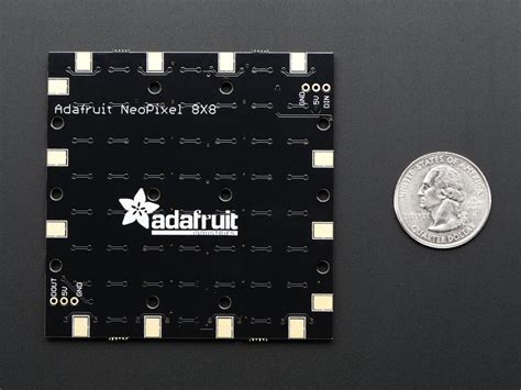 Adafruit Neopixel Neomatrix 8x8 64 Rgb Led Pixel Matrix Opencircuit
