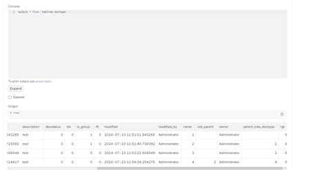 How To Create Tree Doctype And Insert Data Like This Image