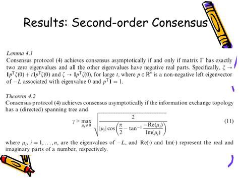 Ppt Consensus In Multi Agent Systems With Second Order Dynamics Wenwu Yu Department Of