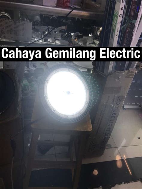 Promo Lampu Led Highbay Ufo Watt High Bay W Pabrik Corong Kap Industri Diskon Di
