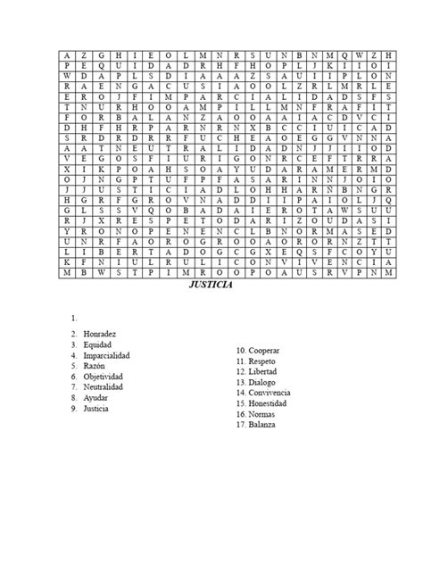 Act P1 Sopa De Letras Justicia Pdf