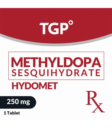 Rx Hydomet Methyldopa Tab 250mg