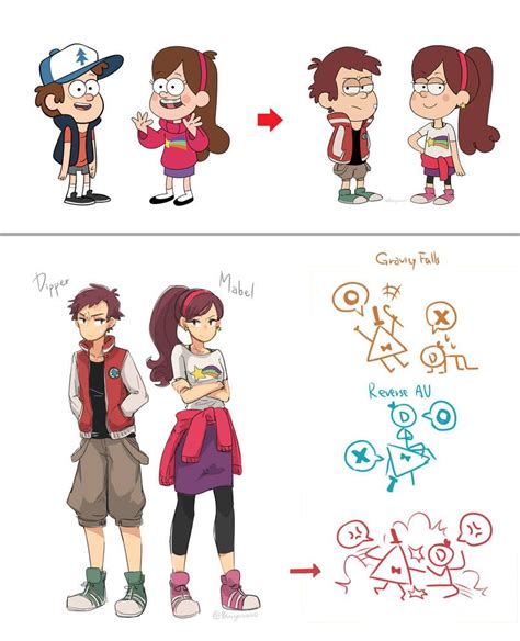 Gravity Falls Au Fight Falls By Buryooooo On Deviantart Artofit