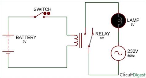 Creating A Relay Switch Circuit Diagram And Schematic