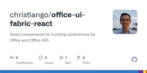 Github Christiangooffice Ui Fabric React React Components For