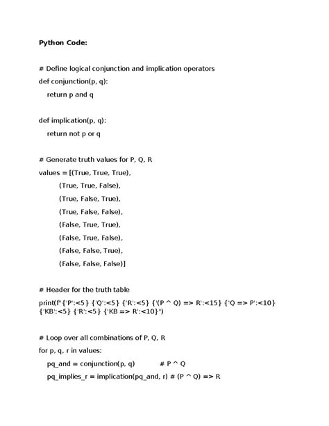 Programming Assignment Unit 5 CS4408 Python Code Define Logical