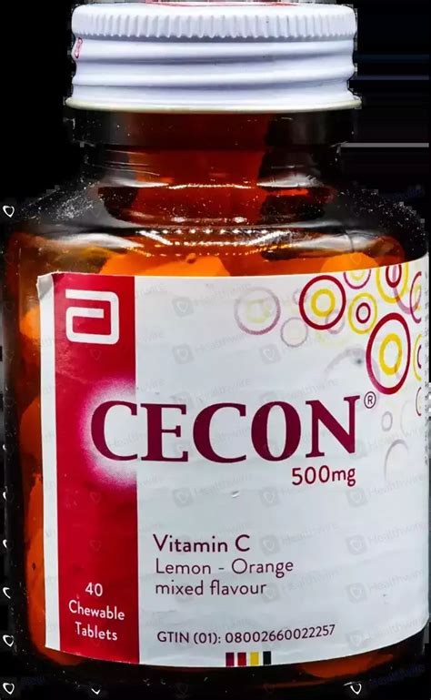Cecon 500mg 40 Chewable Tablets Price In Pakistan Uses Dosage Side Effects