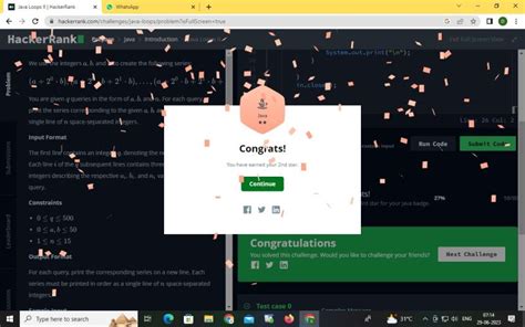 Devadharshini Vijayakumar On Linkedin Hakerrank Challenge Completed Successfully And I Am Glad
