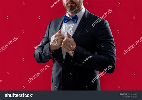 Cropped Photo Man Wearing Tux Man Stock Photo Shutterstock