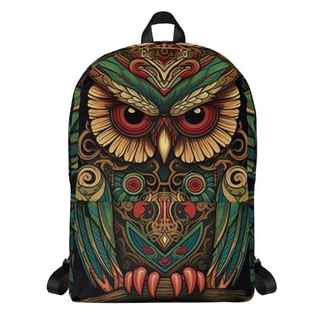 Owl Backpack Etsy