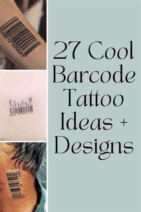 Military Barcode Tattoos