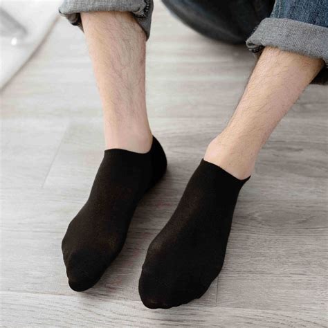 Mua Tất cổ ngắn nam nữ trắng đen đơn chất vải co giãn bốn chiều dễ phối giày M giá rẻ nhất